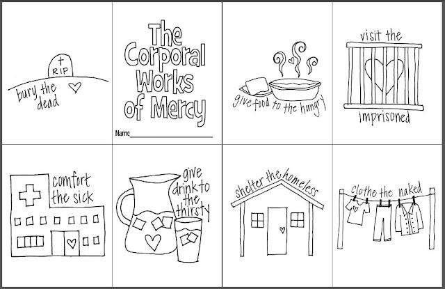 Class - Works of Mercy and The Beatitudes / Santos